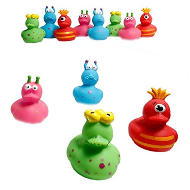 Fun Express Vinyl Monster Rubber Ducks | 2-Pack (24 Count) | Great for ...