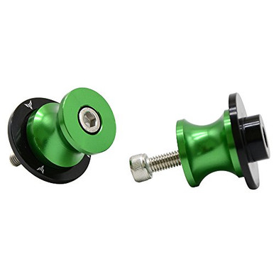2pcs 6MM M6 X1.5 Motorcycle Swing arm Sliders Spools CNC Swing Arm ...