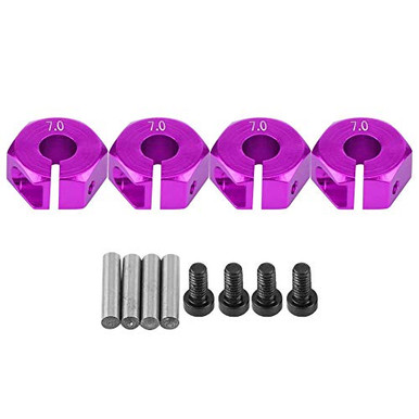 Dilwe Wheel Hex Hub Adapters, 12mm Universal Wheel Hex Hub Adapter for HSP Sakura 1/10 Scale RC ...