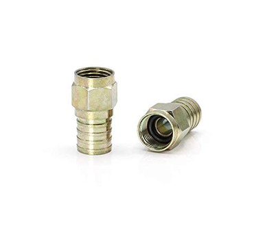 THE CIMPLE CO - Coaxial Crimp Connector for RG6 Coaxial Cable. Includes ...