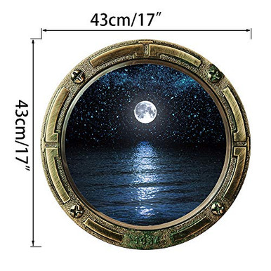 Home Find Moon Wall Decals Porthole Stickers Porthole Wall Decal ...