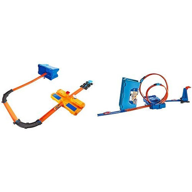 Hot Wheels Track Builder Stunt Box AND Hot Wheels Track Builder Multi ...