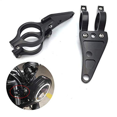 HTTMT MT299-008-BK Black 39mm Turn Signal Clamps Headlight Mount ...