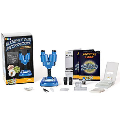 Discover with Dr. Cool Science Lab Over 50 Accessories Dual Microscope ...