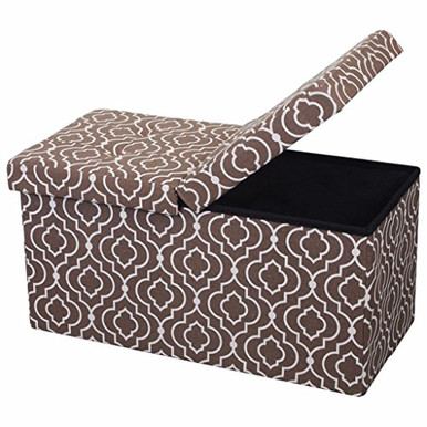 Otto & Ben Folding Toy Box Chest with SMART LIFT Top, Mid Century ...