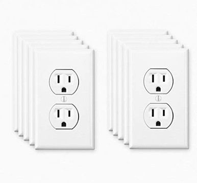 Fake Electrical Outlet Sticker | 10-Pack Fake Wall Outlet Decals ...