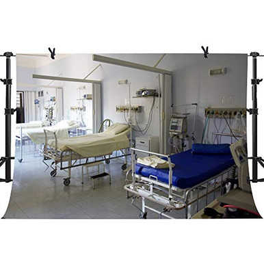PHMOJEN Hospital Bed Backdrop Doctor Surgery Photography Background ...