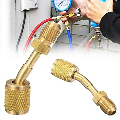 LinaLife 2 PACK R410a Adapter for Mini Split HVAC System 5/16" Female ...