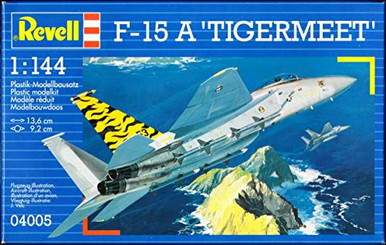 Revell F-15 A Tigermeet 1:144 Scale Military Model Kit ...
