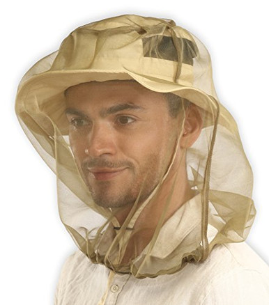 Mosquito Head Net - Bug Face Netting for Hats with Extra Fine Mesh/Fly ...
