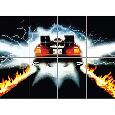 BACK TO THE FUTURE CULT CLASSIC MOVIE FILM GIANT WALL POSTER PRINT NEW ...