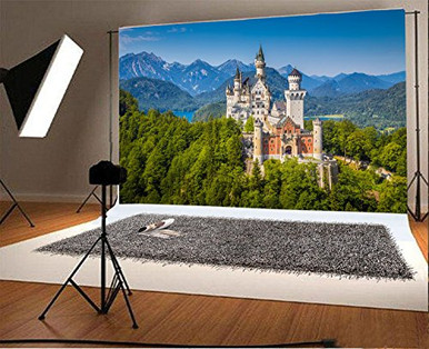 Laeacco 8x6.5FT Vinyl Backdrop Photography Background Famous ...