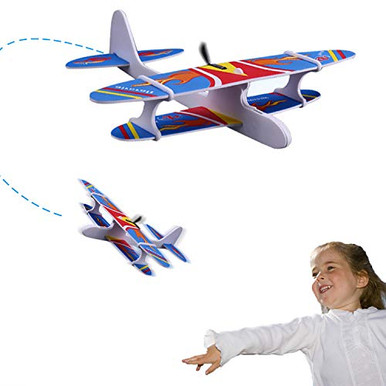 Ziwing Airplane Toys - Foam Glider Plane with Electric Motor for Kids ...