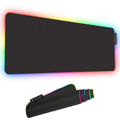 LYPGONE RGB Gaming Mouse Pad Large, Extra Large Soft LED Mouse Pad Anti ...