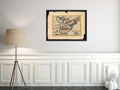 1822 Map|Title: United States|Notes: Relief Shown pictorially. Includes ...