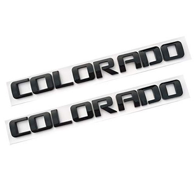 COLORADO Letters Car Emblems, 3D Badge Replacement Decal for Gm 07-16 ...