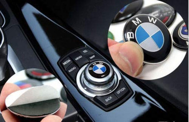 29 mm BMW Multimedia Control Badge Alloy Sticker for BMW M 1 3 5 x1 x3 ...