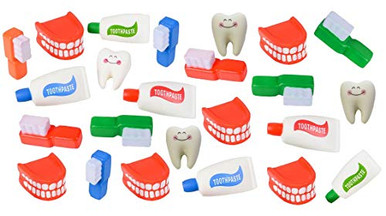 Curious Minds Busy Bags 24 Dental Slow Rising Teeth, Toothbrush ...