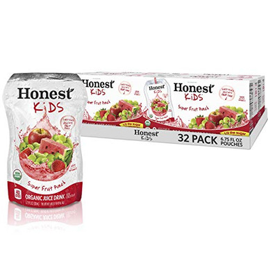 Honest Kids Super Fruit Punch Organic Fruit Juice Drink, 6.75 Fl. Oz ...