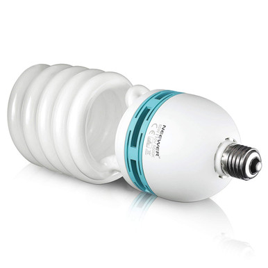 Neewer 85W 110V 5500K Tri-phosphor Spiral CFL Daylight Balanced Light ...