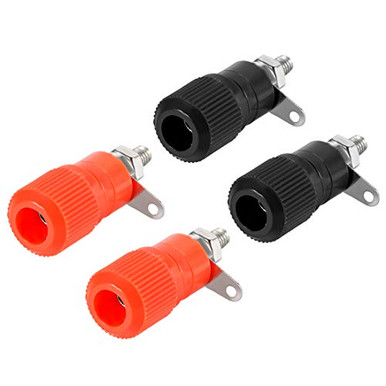 uxcell 2 Pairs Binding Post Terminal, M4 Thread Power Amplifier ...