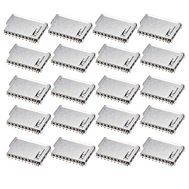uxcell SD Memory Card Socket Short Body 11 Pin PCB Mount Connector ...