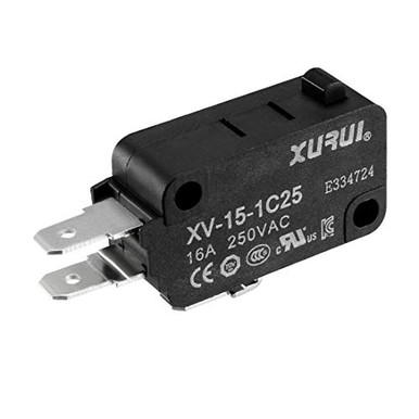 uxcell XURUI Authorized 16A 250V AC 3 Terminals SPDT NO NC Snap Button ...