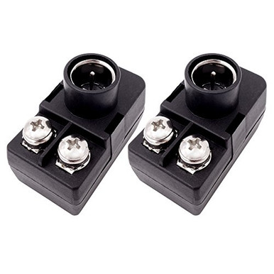 Fancasee (2 Pack) 300 Ohm to 75 Ohm UHF VHF FM Matching Transformer ...
