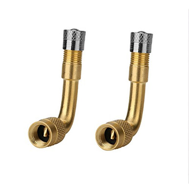 Fontic 2-Pack 90 Degree Angled Brass Car Motorcycle Scooter Bike ...