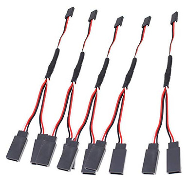 Kalevel 5pcs Servo Y Cable Extension Wire Remote Control Servo Harness ...