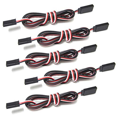 Kalevel Servo Extension 50cm Lead Wire 3 Pin Cable Connector Remote ...