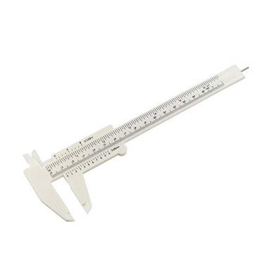 uxcell Vernier Caliper 150mm Mini Double Scale Plastic Ruler Measuring ...