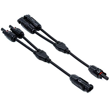 ZOOKOTO MC4 Solar Connector Y Branch 1 to 2 3-Way Connector Adapter ...