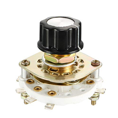 uxcell 2P3T 2 Pole 3 Throw 1Deck Band Channel Rotary Switch Selector ...