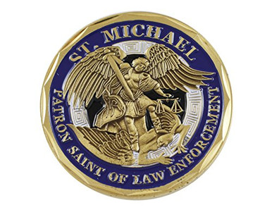 Forge Police Officer St Michael Law Enforcement Challenge Coin Blue ...