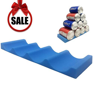 Bottle Stacker Fridge Beer Wine Rack Silicone Mat, Refrigerator Soda ...