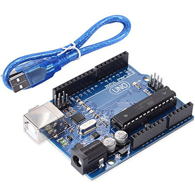 Yakamoz New UNO R3 Board ATmega328P ATMEGA16U2 for Arduino USB Cable ...