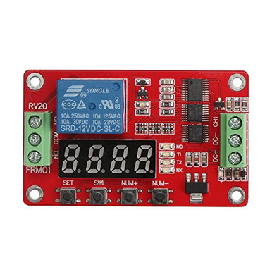 12V DC Relay Module, DROK Multifunctional DC 12 Volt 1 Channel Relay ...