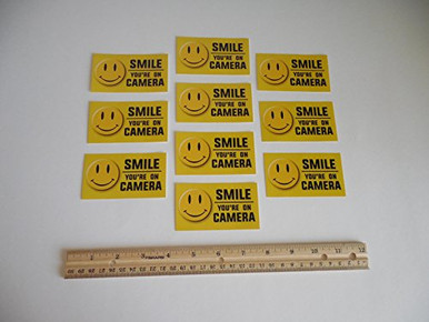 10 Smile You're On Camera Video Surveillance Security System Window ...