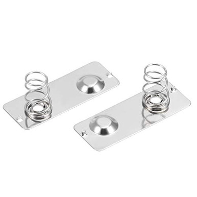 uxcell 50 Pcs AA Battery Positive Negative Conversion Spring Contact ...