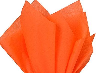 ORANGE TISSUE PAPER 20X26 - 48 SHEETS (172 SQ FT) - Warehousesoverstock