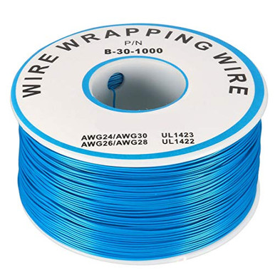 uxcell AWG30 1000.7FT Breadboard Wrapping Wire PCB Solder PVC Coated ...