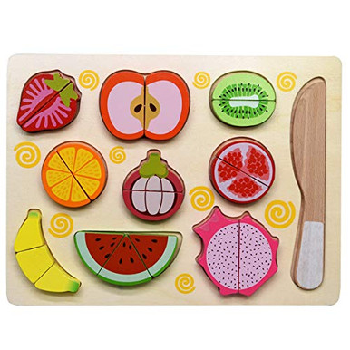GYBBER&MUMU Play Food Set 100% Wood Play Kitchen Set Pretend Food ...
