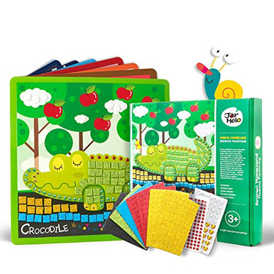 Jar Melo Mosaics Stickers; Animal Homeland; 8 Sheets; Mosaics Painting ...