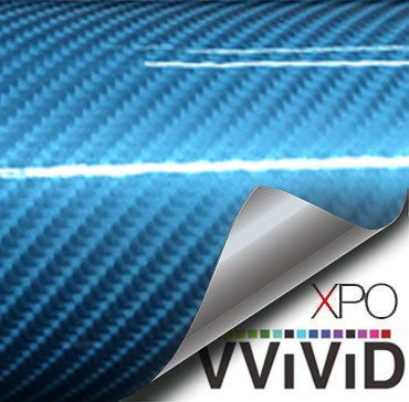 VViViD Tech Art High-Gloss Carbon Fibre Vinyl Wrap Air-Release Adhesive ...