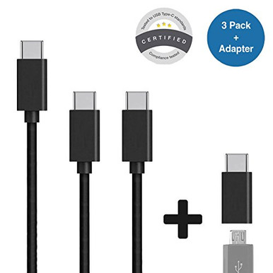 Olixar USB C Cable Pack - Multipack of 3-2m, 2 x 1m + Micro USB to USB ...