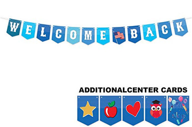 Welcome Back Banner Decoration (Military, Back-to-School, Reunion ...
