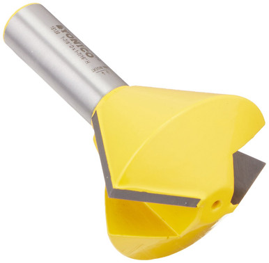 Yonico 15139 Bird's Mouth Glue Joint Router Bit with 6 and 12 Sided 1/2 ...