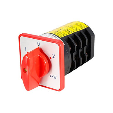 uxcell Changeover Switch 3 Position Rotary Selector Cam Switch Panel ...