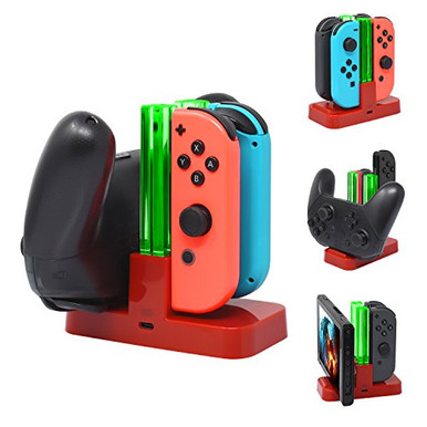 FastSnail Controller Charger for Nintendo Switch, Charging Dock Stand ...